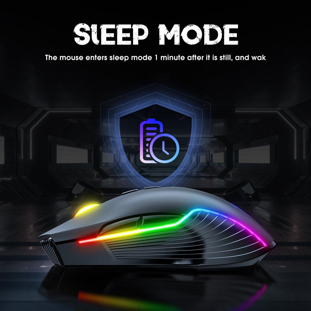 Onikuma - MOUSE GAMING ONIKUMA CW905 HITAM 6400 DPI WIRELESS MOUSE ...