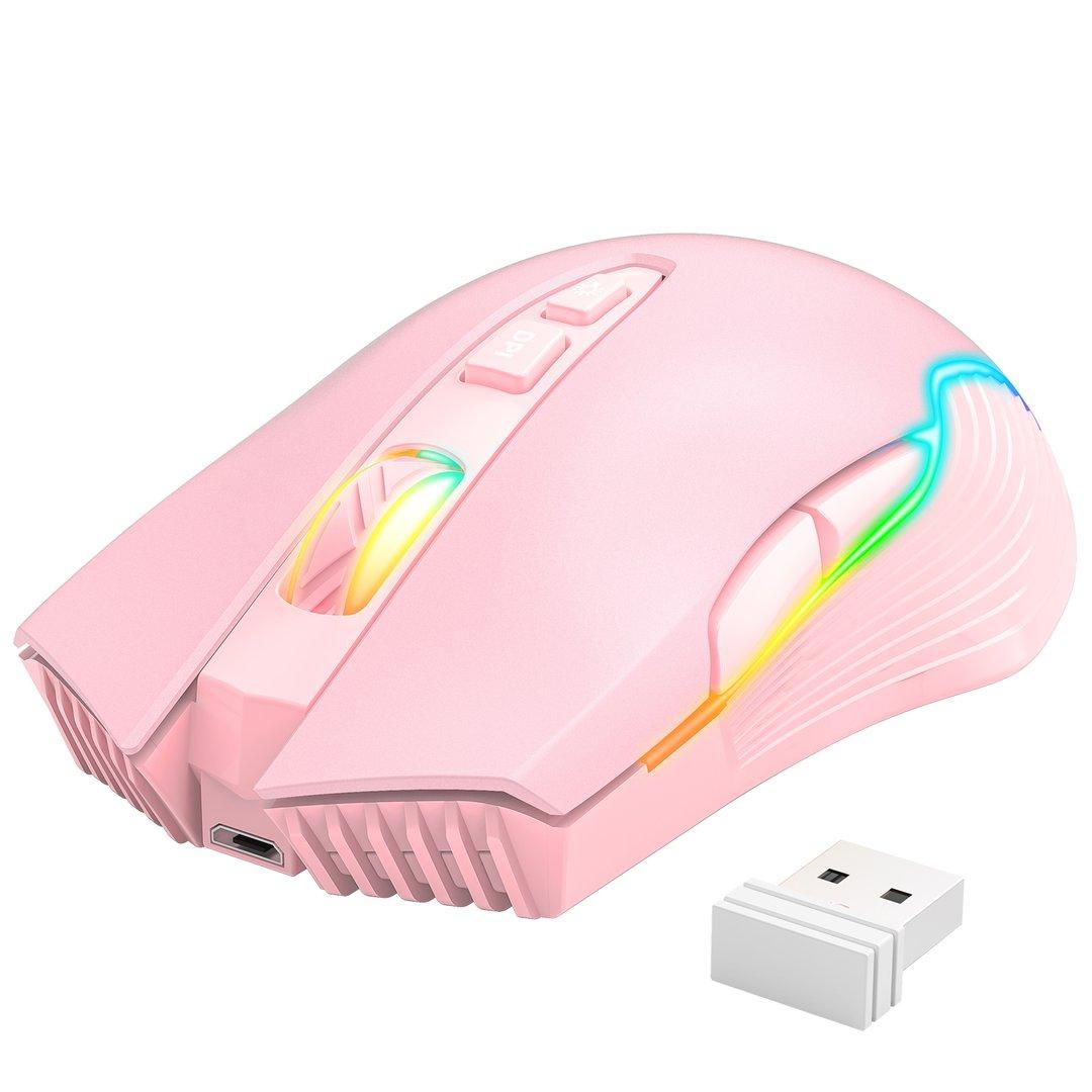 Onikuma - MOUSE GAMING ONIKUMA CW905 PINK 6400 DPI WIRED MOUSE DENGAN ...