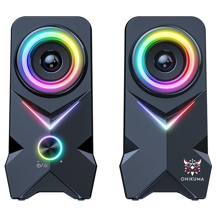 Onikuma - AUDIO SPEAKER ONIKUMA L2 HITAM BLUETOOTH SPEAKER RGB DENGAN ...